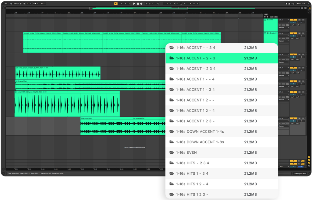 One Up Loops | Live Percussion Loops at Every Tempo